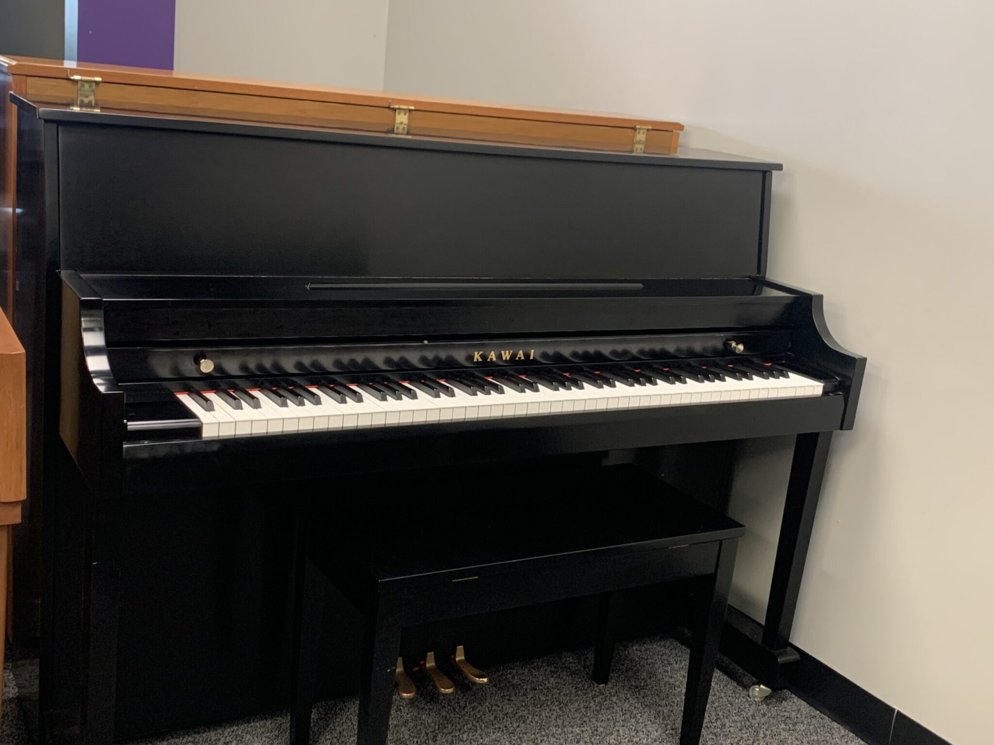 SOLD | Satin Ebony Kawai 506N | Used Pianos in Cleveland | Solich Piano