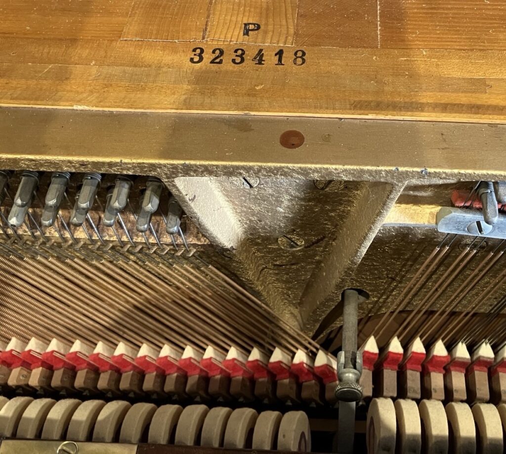 1948 Cherry Steinway & Sons Model P | Used Pianos in Columbus | Solich ...